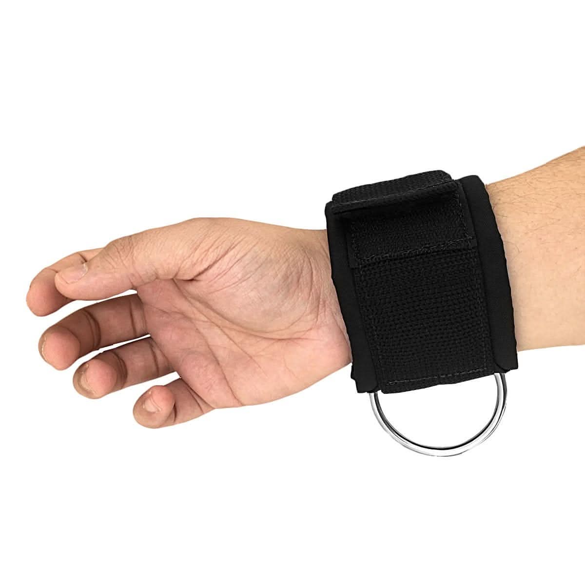 Padded Adjustable Exercise Cuff for Resistance Bands- Single Cuff ...